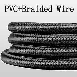 FAAEAL Replacement Upgrade Cable for Sennheiser Momentum 2.0/1.0, HD1,HD 4.50 SE, HD 450BT, HD 4.40, HD 4.30G Headphones,in-line Mic Control Headphone Cord Works on iOS/Android 4.9ft(with mic)
