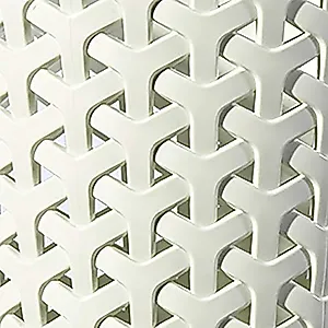 Curver My Style Small Rectangular Storage Basket, Vintage White, 4 Litre