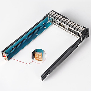 Hard Drive Bracket 651687-011 651699-001 SSD Bracket 2.5 Hard Drive Caddy Compatible with HP Proliant DL320e DL360e DL360P DL380e DL380p DL385p DL560 ML310e G8 Gen8 DL380 DL350 DL360 G9 Gen9, 2 Pack