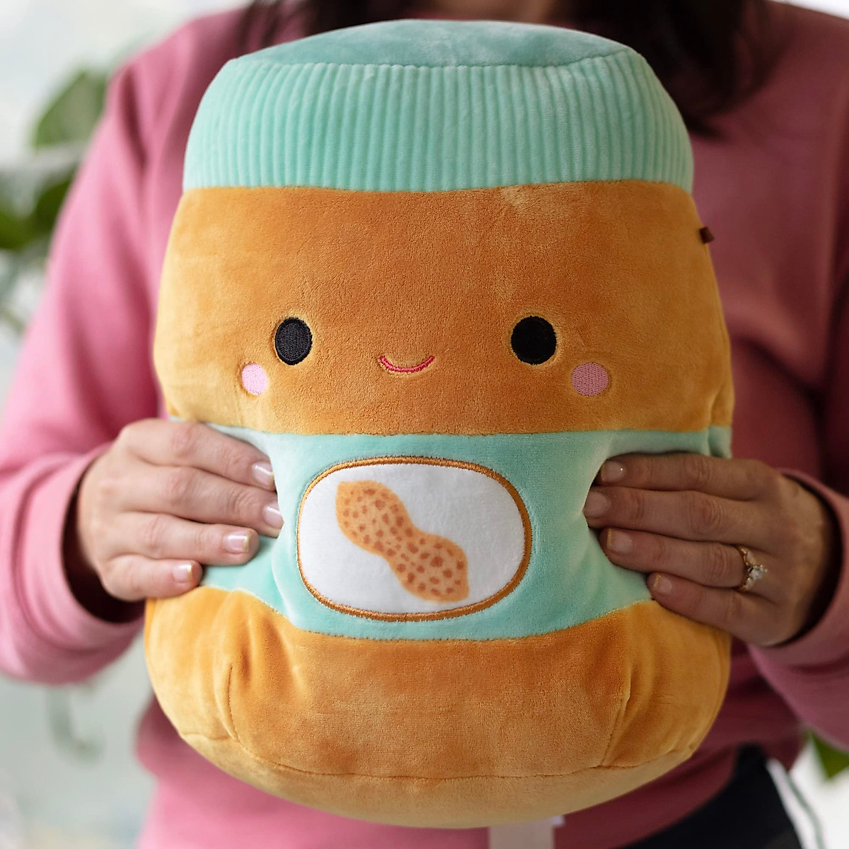 Squishmallows 10" Antoine The Peanut Butter - Officially Licensed Kellytoy Plush - Collectible Soft & Squishy Stuffed Animal Toy - Add to Your Squad - Gift for Kids, Girls & Boys - 10 Inch