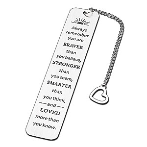 Inspirational Gifts for Women Bookmarks for Book Lovers Birthday Gifts for Son Friends Teens Boys Christmas Gifts for Students Women Men Friends Valentines Graduation Back to School Stocking Stuffers