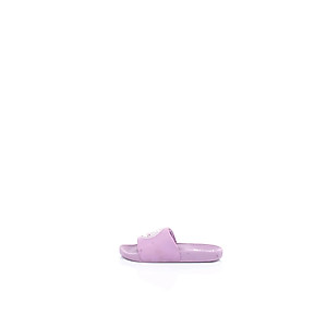 Versace Jeans Couture Lavender Signature Logo Pool Slide -6 for womens