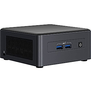 Intel NUC 11 Pro NUC11TNHi5 Home & Business Mini Desktop i5-1135G7 4-Core, 32GB RAM, 512GB PCIe SSD, Iris Xe, WiFi, Bluetooth, HDMI, USB 3.2, Black, Win 11 Home