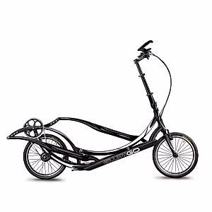 ElliptiGO 11R Long Stride Outdoor Elliptical Bike and Best Hybrid Indoor Exercise Trainer, Black