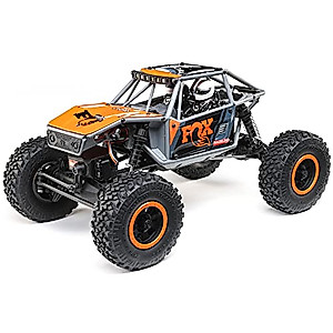 Axial RC Crawler 1/18 UTB18 Capra 4 Wheel Drive Unlimited Trail Buggy RTR (Battery and Charger Included) Grey, AXI01002T2,Grey/Orange