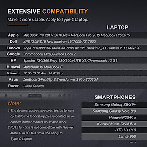 Cabletime 9 in 1 USB Hub (9 in 1(3*USB 3.0 Ports+Audio+HDMI+Type C+MicroSD/SD))