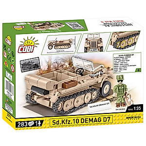 Cobi toys 283 Pcs Hc WWII /2273/ Sd.Kfz.10 Demag D7