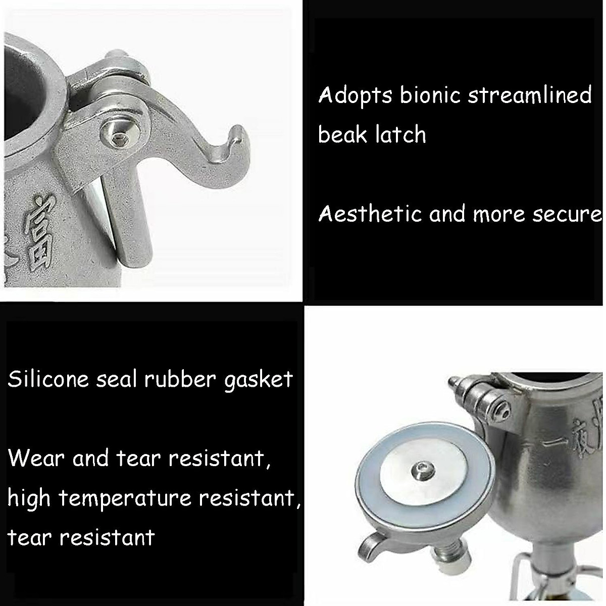 Hand Popcorn Machine, High Pressure Popcorn Maker, Chinese Traditional Old-Fashioned Pop Corn Machine, Stainless Steel Mini Hand Cannon Food Amplifier