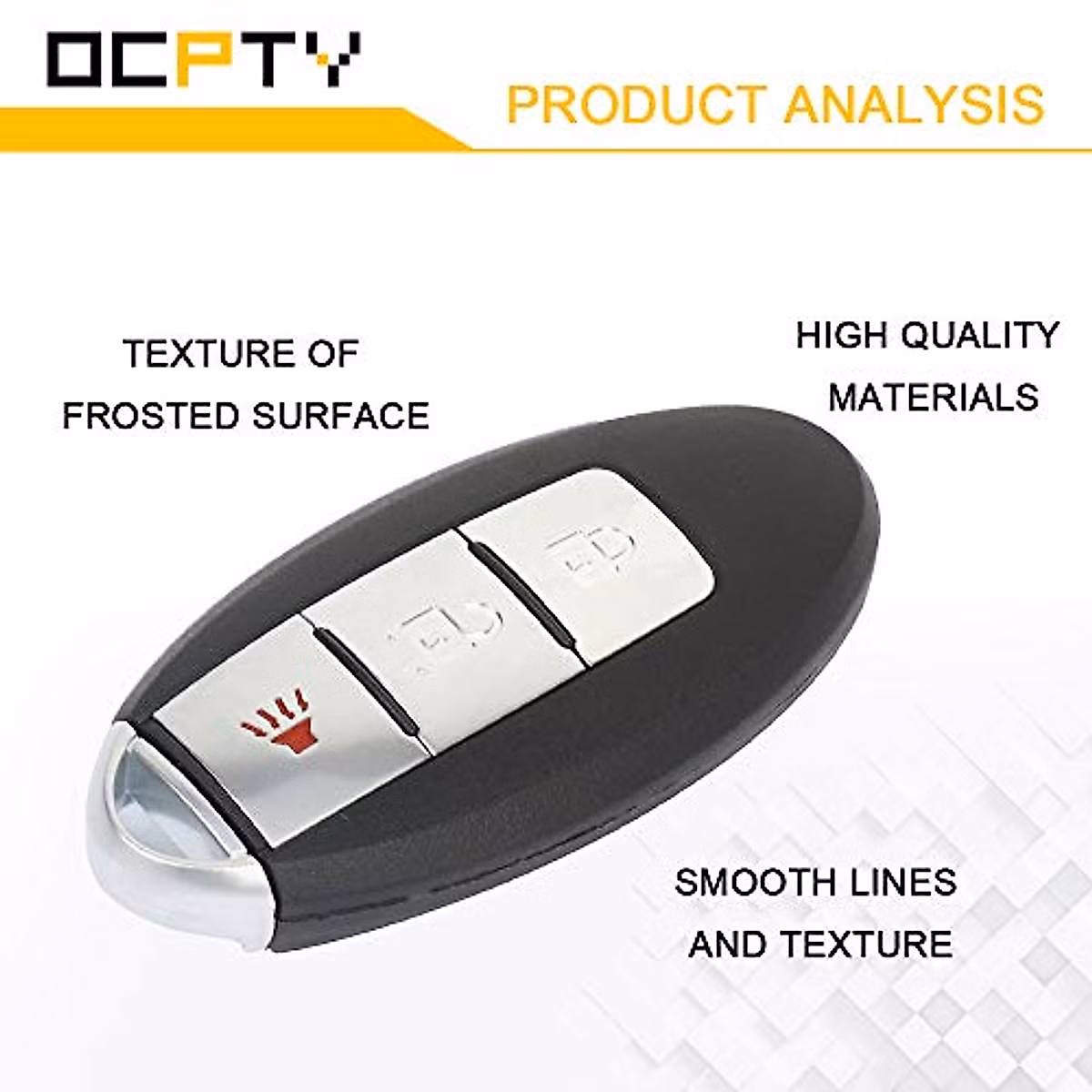 OCPTY 1 X Flip Key Entry Remote Control Key Fob Transmitter Replacement for 02 03 04 05 06 07 08 09 10 11 12 13 14 15 16 for Infiniti for Nissan 1.6L 1.8L 2.0L 2.4L 2.5L CWTWB1U415 3 Buttons 315 Mhz