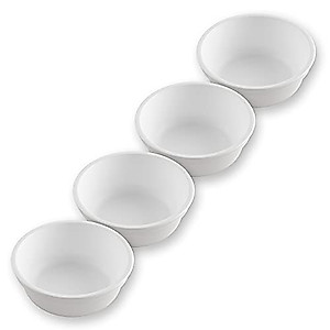 Re Play Made in USA 4pk -12 oz. Bowls - Made from Eco Friendly Heavyweight Recycled Milk Jugs - BPA Free - White