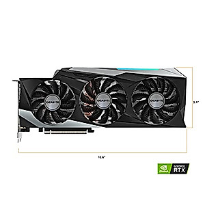 GIGABYTE GeForce RTX 3080 Ti Gaming OC 12G Graphics Card, 3X WINDFORCE Fans, 12GB 384-Bit GDDR6X, GV-N308TGAMING OC-12GD Video Card