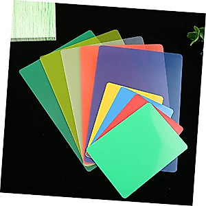 STOBOK 15pcs A4 Writing Pad Clear Desk Pad Computer Desk Accessories Office Desk Accessories Desk Pad Clear Blotter Tabletop Accessories Writing Pad Plastic Board Exam Board