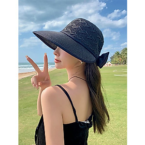 Wide Brim Beach Hats for Women Breathable Sun Hat Bucket Hat Sun Visors Fishing Cap for Travel Picnic Outdoor Summer 2024 Khaki
