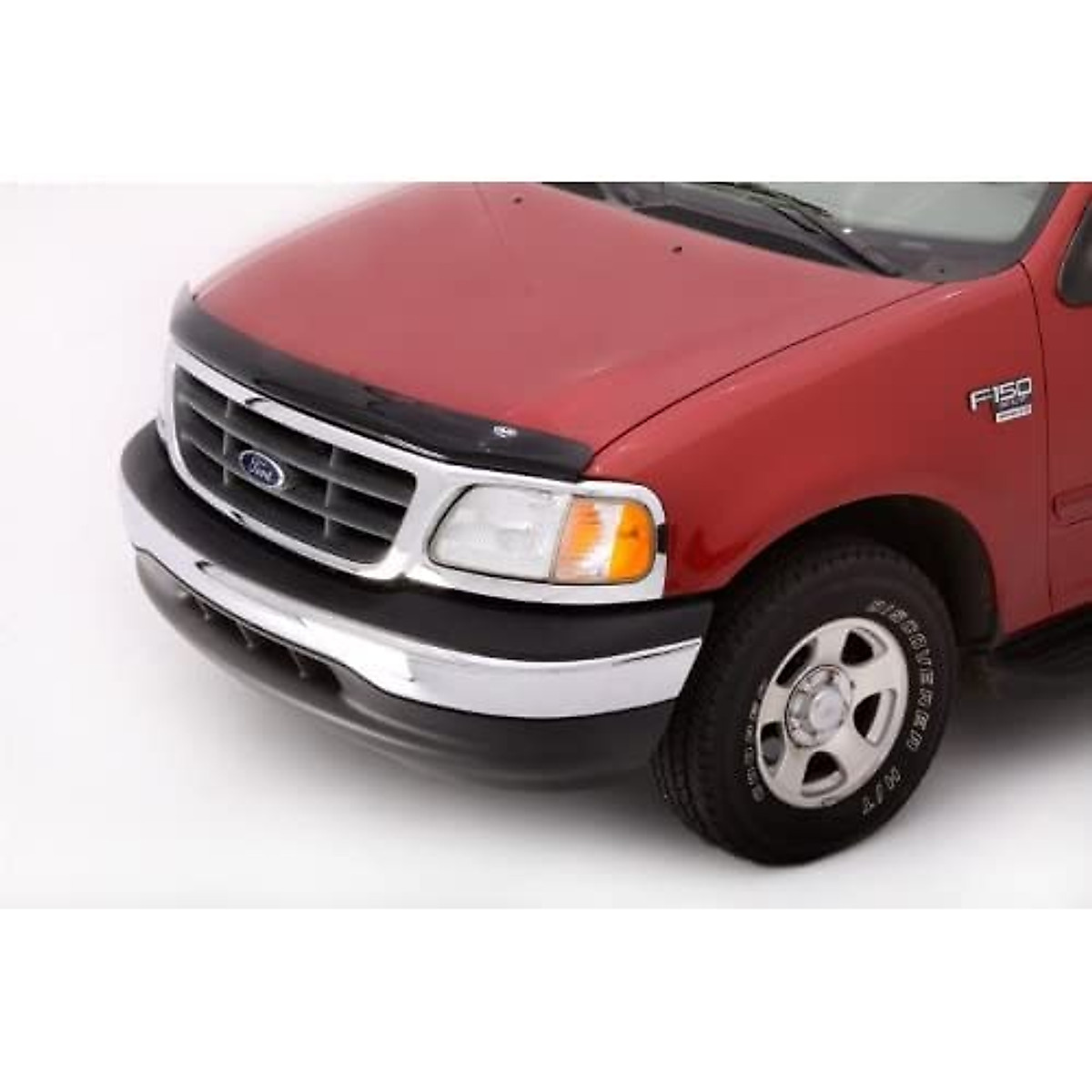 Auto Ventshade [AVS] Hoodflector | Low Profile, Smoke Color | 21643 | Fits 2002 - 2009 Chevrolet Trailblazer, 2006 - 2009 Chevrolet Trailblazer SS