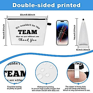Boss Gift Coach Thank You Gift Makeup Bag for Women Leader Boss Appreciation Gift Cosmetic Bag Leader Coworker Leaving Going Away Gift Basketball Soccer Team Coach Leader Christmas Thanksgiving Gift
