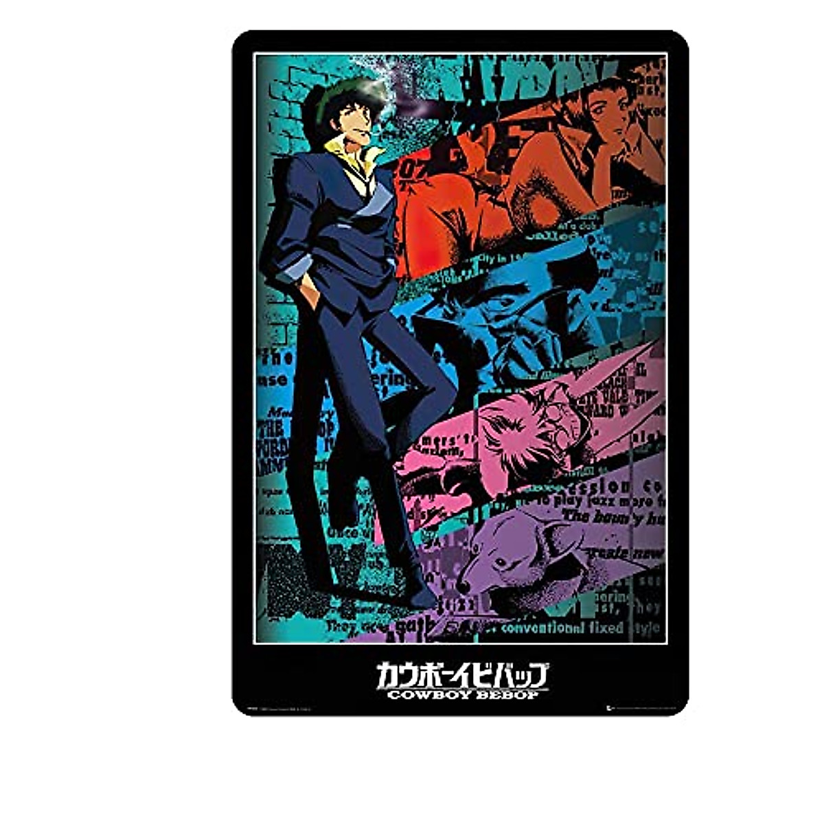 CowBoy Bebop Poster Metal Wall Art Japan Manga Anime Poster Metal Decoration Tin Sign - 12 x 8 inch (30x20cm)