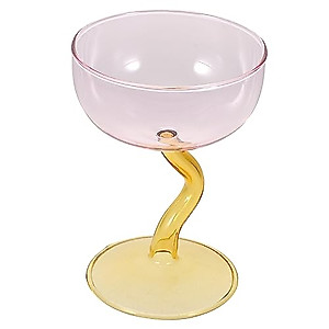 BESTOYARD 3pcs tall ice cream cup salad cup container mini dessert bowls footed bowl ice cream cups pudding cups wine goblets fruit containers glass dessert bowl whisky child