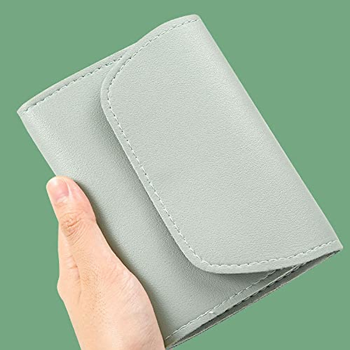 ZZZRCGS manucure pedicure set for women nail kit manicure nail tool set nail products travel nail clippers mani pedi kit at home manicure kit nail clipper set 12 in 1 leather bag (Matcha green)