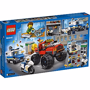 LEGO City Police Monster Truck Heist 60245 Police Toy, Cool Building Set for Kids (362 Pieces)