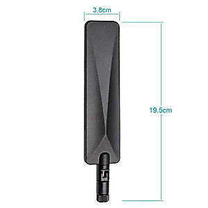 Bingfu 4G LTE Antenna 9dBi SMA Male Cellular Antenna (2-Pack) Compatible with 4G LTE Wireless CPE Router Hotspot Cellular Gateway Industrial IoT Router Trail Camera Game Camera Outdoor Security Camera