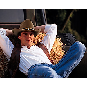 DOCILA Cowboy Hat Men Women Western Cowgirl Hats Felt Sombrero Vaquero para Hombre Country Ranching Rodeo Outfit Accessories Brown