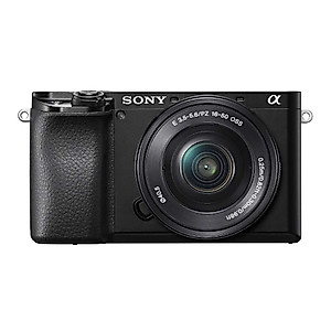 Sony Alpha a6100 APS-C Mirrorless Interchangeable-Lens Camera with 16-50mm Lens Bundle with Accessories (9 Items)