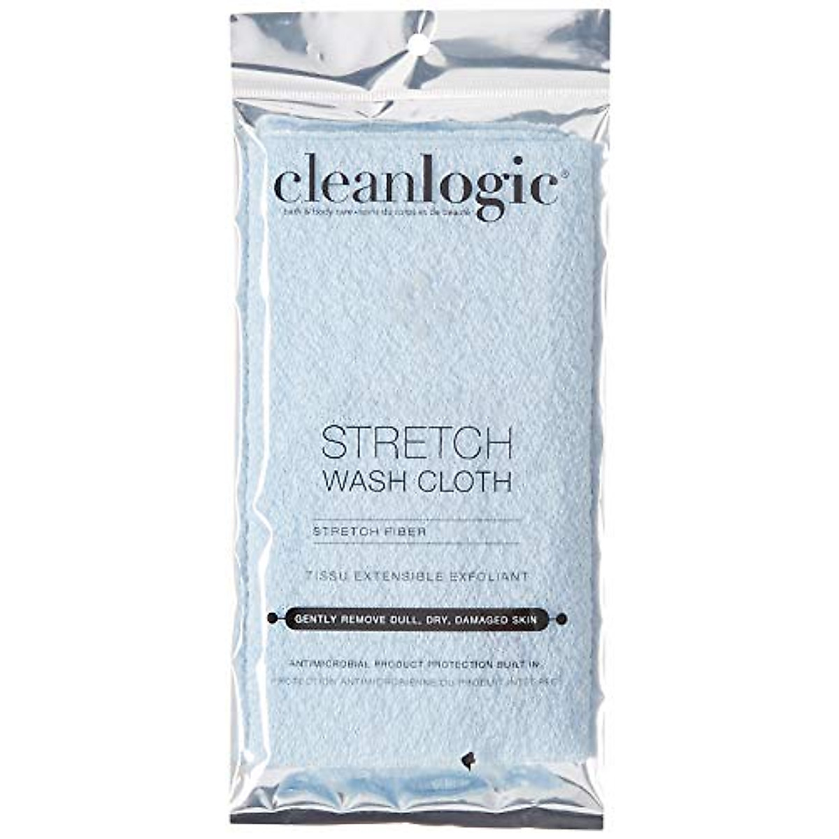 Clean Logic Stretch Bath & Shower Cloth (Assorted Colors) (6 Pack)