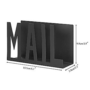 PalaYou Mail Organizer Holder Countertop Mail Sorter Letter Organizer for Desk Bill Filing Paper Document Postcards Books