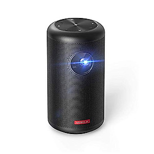 Nebula Capsule II Smart Mini Projector with Anker Nebula Projector Lightweight and Adjustable 3-ft Floor Stand