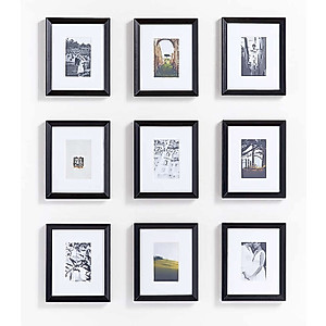 Simplemiuji Black Wood Grain 3D 10M Wallpaper Border Peel & Stick PVC Wall Covering Kitchen Bathroom Bedroom Tiles Decor Sticker,4 Inch by 32.8 Feet