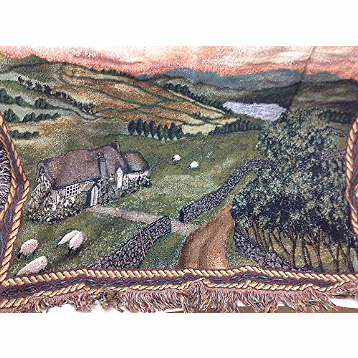 Manual Irish Collection 50 x 60-Inch Tapestry Throw, Blessings of Ireland