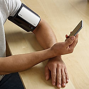 OMRON Evolv Bluetooth Wireless Upper Arm Blood Pressure Monitor with Portable, One-piece Design – Works with Alexa