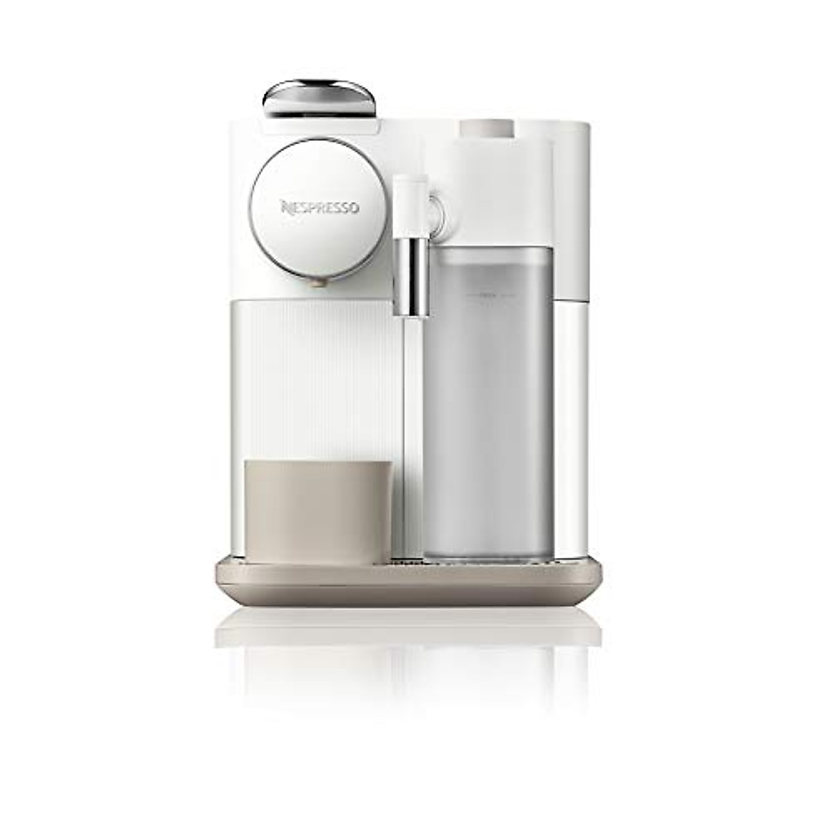 Nespresso Gran Lattissima Original Espresso Machine with Milk Frother by De'Longhi, Fresh White