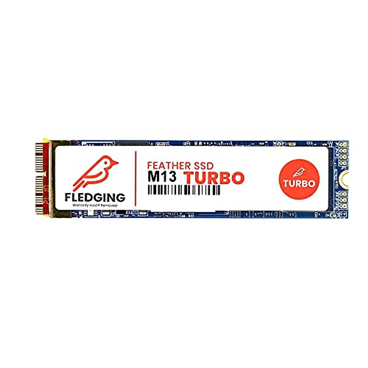 Fledging 2TB Turbo Feather M13 PCIe NVMe Gen 3.0x4 SSD Upgrade –DIY kit & OS Included– Compatible with Apple MacBook Air (2013-2015) & Pro (2013-2016), Mac Mini (2013) & Pro (2014), iMac (2013-2019)