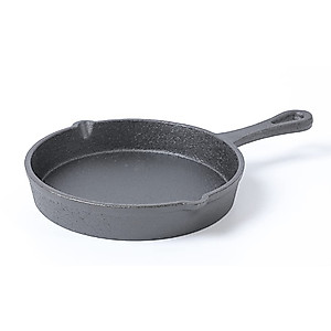 HAWOK Cast Iron Pre seasoned Dia.5.3 inch Mini skillet Pack of 12 Round Black…