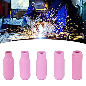 Sudemota 17Pcs Welders Welding Torch Tig Cup Collet Body Nozzle Kit Tungsten Electrode For -17/18/26 Tig Welding Torch