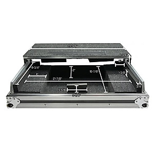 Harmony Audio HCMIXTRACKPRO3LT Flight Glide Laptop Stand DJ Case Compatible with Numark Mixtrack 3