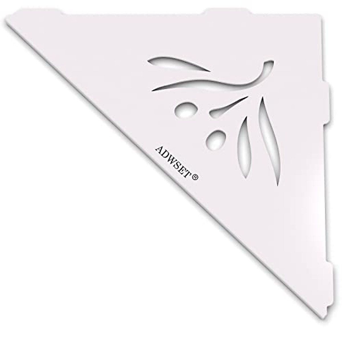 ADWSET Shower Shelf, Shower Corner Shelf Bathroom Organizer for Inside Shower Storage&Kitchen Organization, No Drilling/Rustproof/‎Aluminum Bathroom Accessories