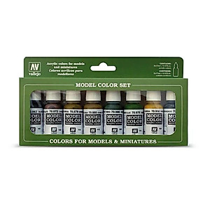 Vallejo Panzer Colors Paint Set #8, 17ml