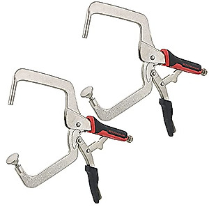 Monster & Master Pocket Hole Clamp, Right Angle Clamp For Woodworking and Pocket Hole Joinery, 11 inch, 2 Pack, MM-WWC-003x2.