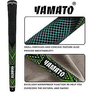 Yamato Innovative Golf Grips 13 Pack Midsize/Standardsize Golf Club Grips, All-Weather Firm Control And High Performance Grips Provides Superior Comfort And Responsiveness,4 colors Available