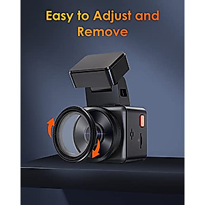 【Bundle: Vantrue E1 Lite 1080P WiFi Mini Dash Cam with GPS and Speed + CPL + Type C USB Hardwire Kit】 E1 Lite 1080P WiFi Mini Dash Cam with GPS and Speed, Free APP, Voice Control