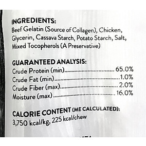AccessiPets Dog Chews Bundles for Medium and Large Dogs, 6 Inch Rawhide Free Alternative Collagen Rolls Bundle with 1 Dog Waste Roll, Long-Lasting Dental Treats (Chicken, 4 Count)