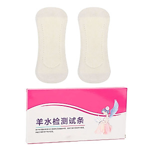 2pcs Amniotic Fluid Test Strip Maternity Home Easy to Use High Sensitivity Feminine PH Test Strips with Amniotic Fluid Control Chart for PH Value Detection
