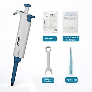 West Tune 100-1000μL Micropipette High-Accurate Pipettor Adjustable Variable Volume Single-Channel Pipette for Laboratory