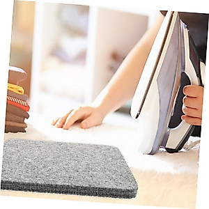 COHEALI 2pcs Felt Ironing Felt Iron Rest Pad Ironing Board Portable Ironing Mat Wool Pressing Mat for Quilting Ironing Mat for Quilting Tabletop Ironing Mat Supplies Patchwork