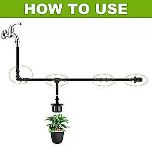 Irrigation Fittings Kit for 1/4" Tubing 140 Piece Set -50 Elbows, 50 Couplings,30 Tees, 10 End Plugs - Barbed Connectors for Drip or Sprinkler Systems…