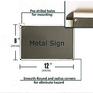 STAPTOP Today I Choose to Be Happy Flower and Dragonfly Garden Metal Tin Sign, Metal Signs for Home Living Room Wall Decor, Bar Pub Garage Diner Cafe Home Wall Decor Art 8x12 Inch, 8 x 12 Inch