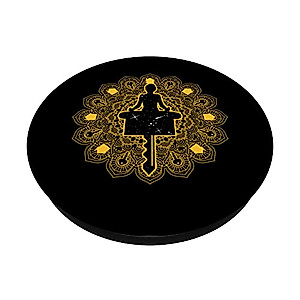 Real Estate Agent Yoga Key House Property Realtor Apartment PopSockets Swappable PopGrip
