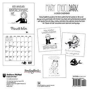 Mary EngelDark 2021 Wall Calendar: From the Shadier Side of Mary Engelbreit
